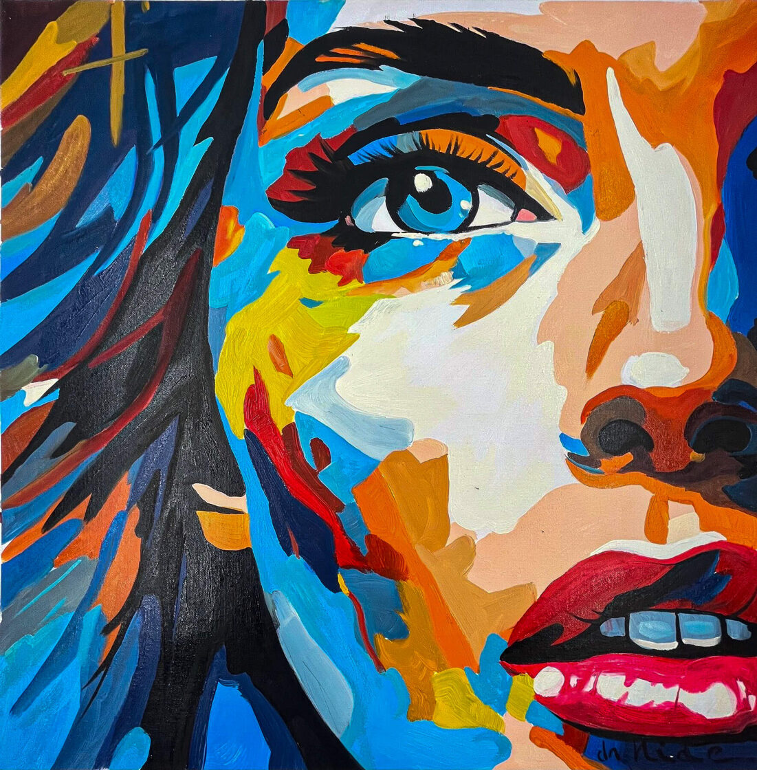 Dr Hide, "3066 Effervescent", 2023 - Canvas - Works of art - Gallery DI