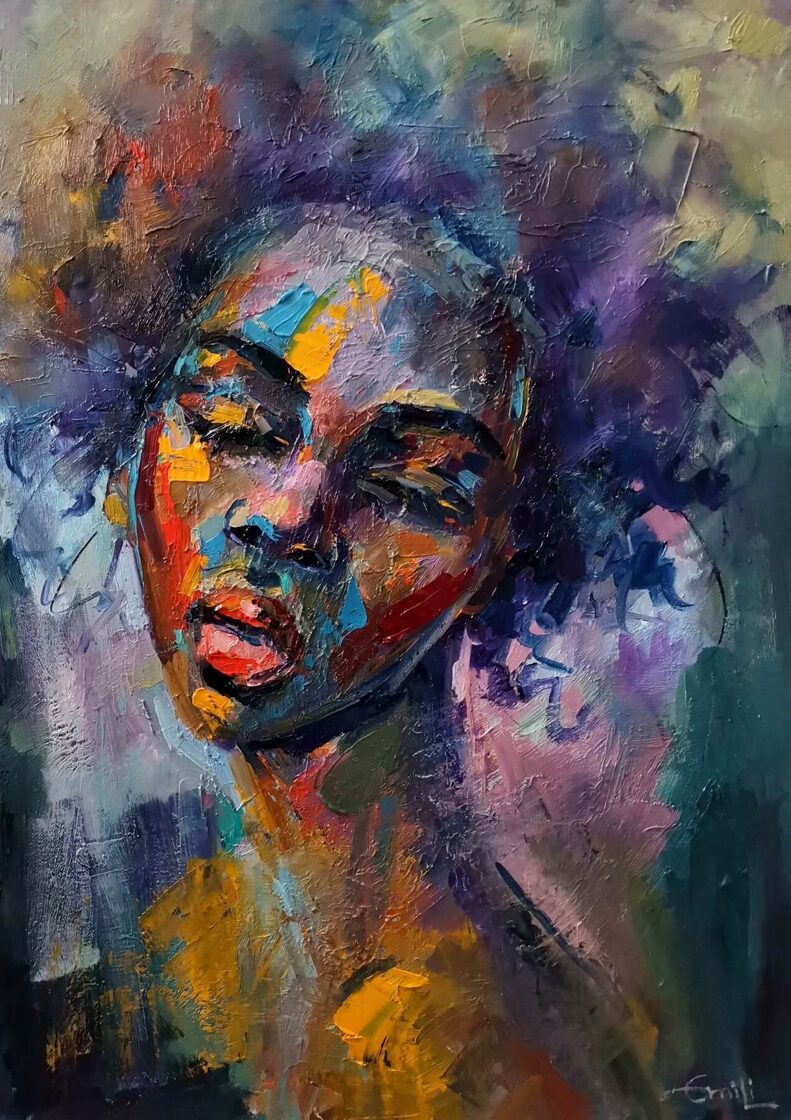 Emiliya Koleva, "Pasaku valstība", 2023 - Gleznas - Darbi - Gallery DI